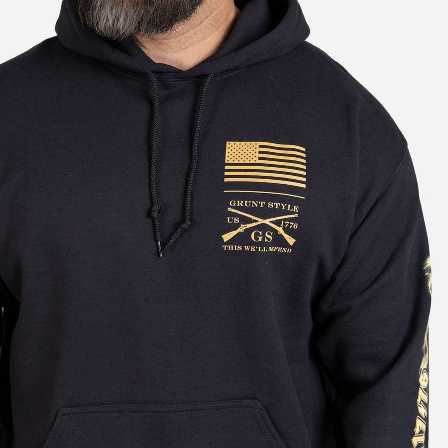 Freedom Over Tyranny Hoodie - Black – Grunt Style, LLC