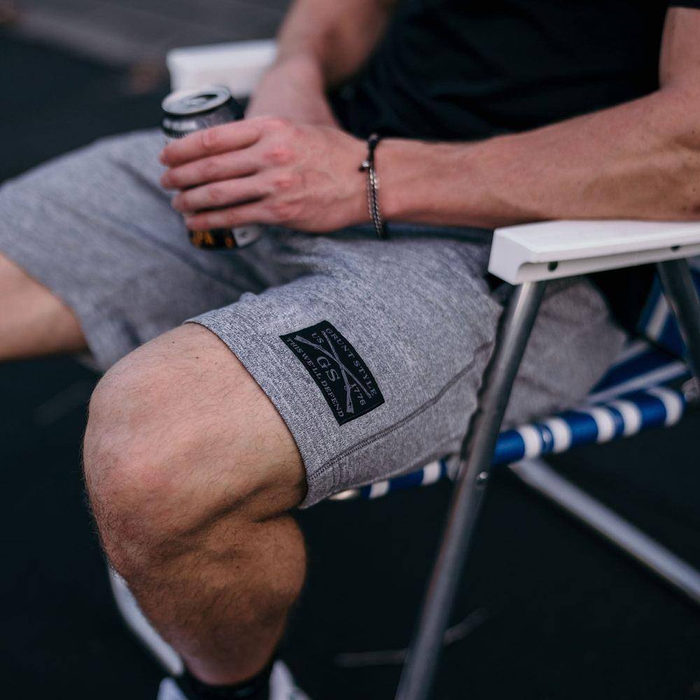 Men's Fleece Shorts | Grey – Grunt Style, LLC
