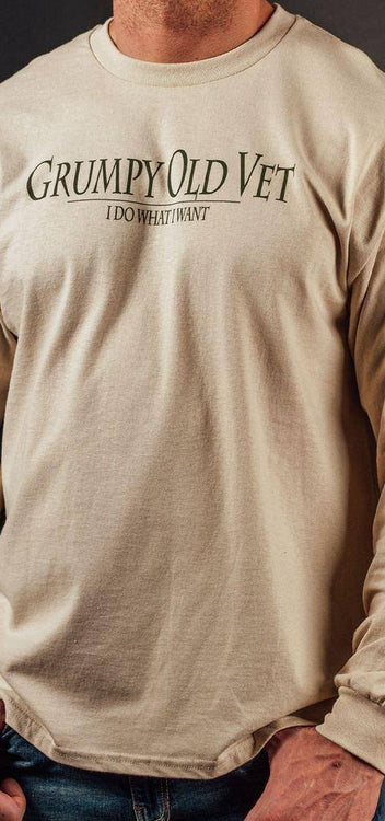 Veteran Apparel - Grumpy Old Vet Long Sleeve – Grunt Style, LLC