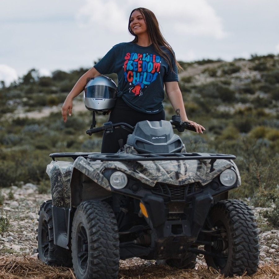 Women's Freedom Child Boyfriend Fit T-Shirt - Midnight Navy – Grunt ...