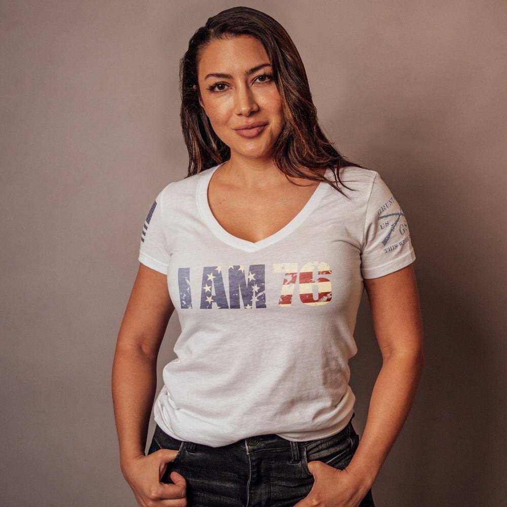 Patriotic Shirts - Patriotic Tops for Women - I AM 76 – Grunt Style, LLC