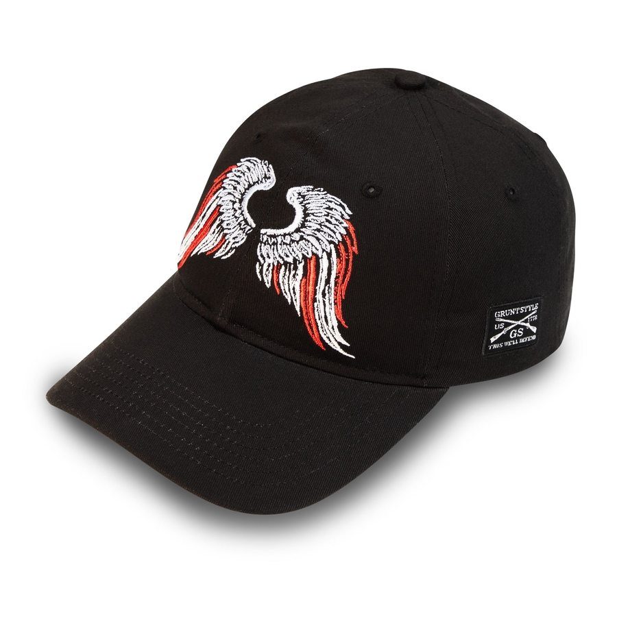 Freedom Angel Dad Hat - Black – Grunt Style, LLC