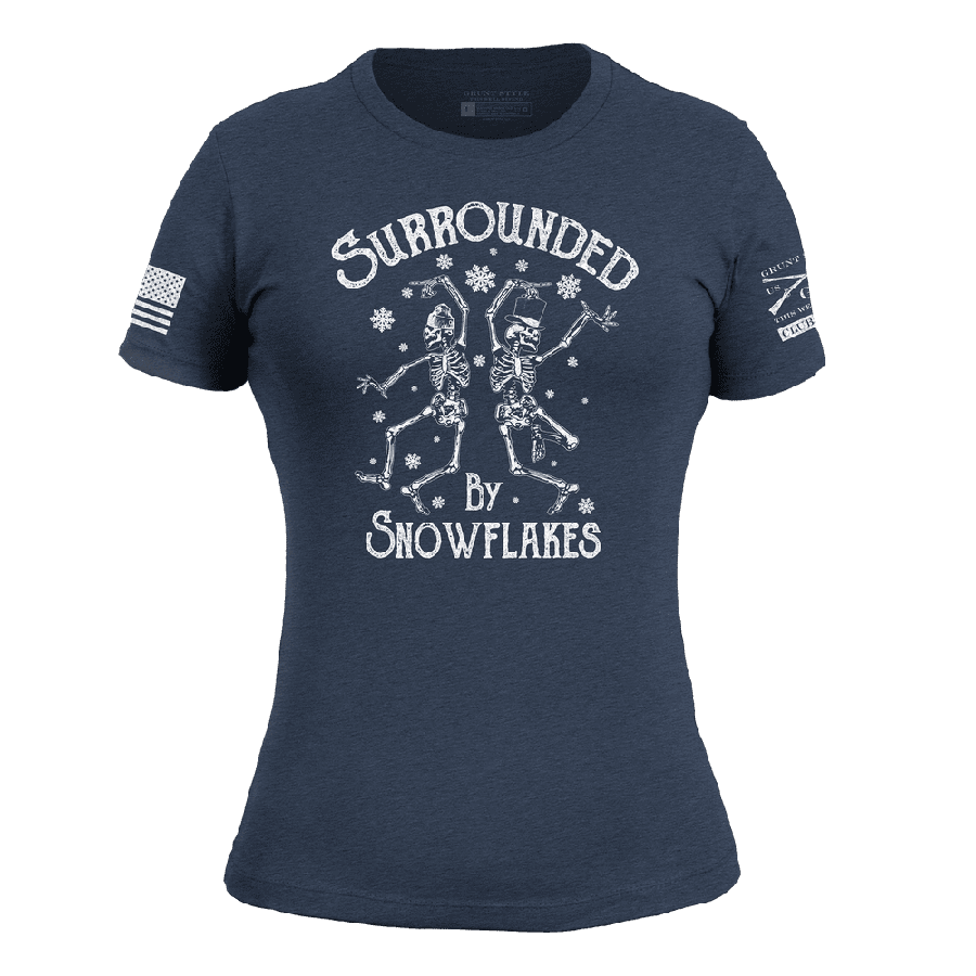 Women's Shirt Club - Surrounded By Snowflakes – Grunt Style, LLC