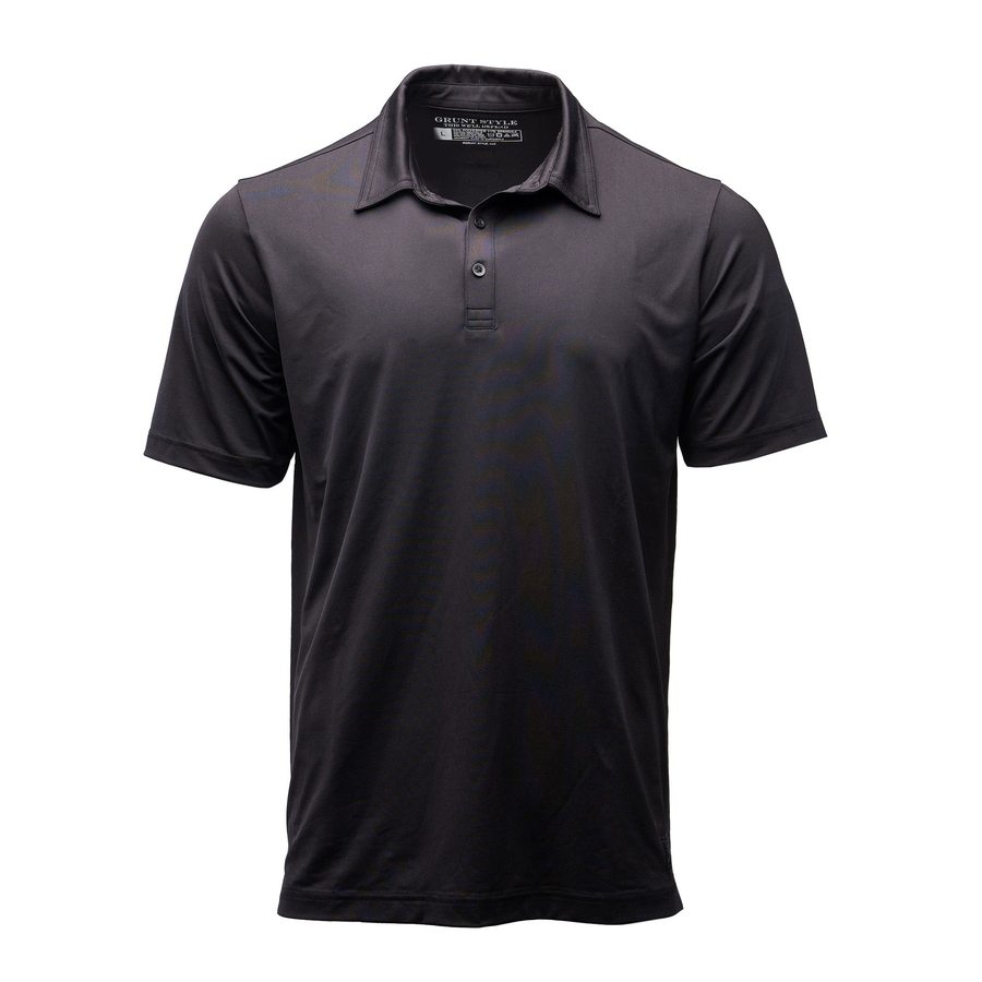 Men's Polo - Black – Grunt Style, LLC