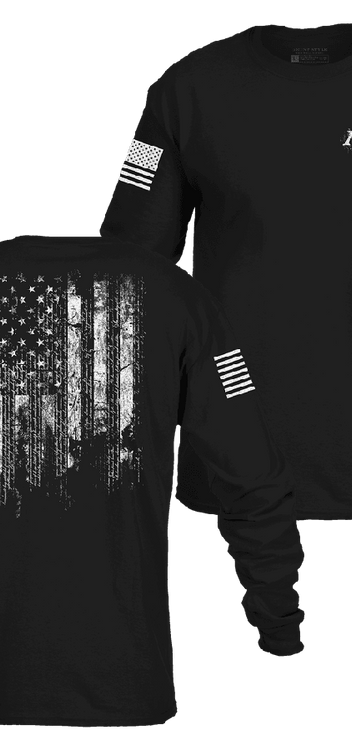 Patriotic Apparel - 1776 Flag Long Sleeve – Grunt Style, LLC
