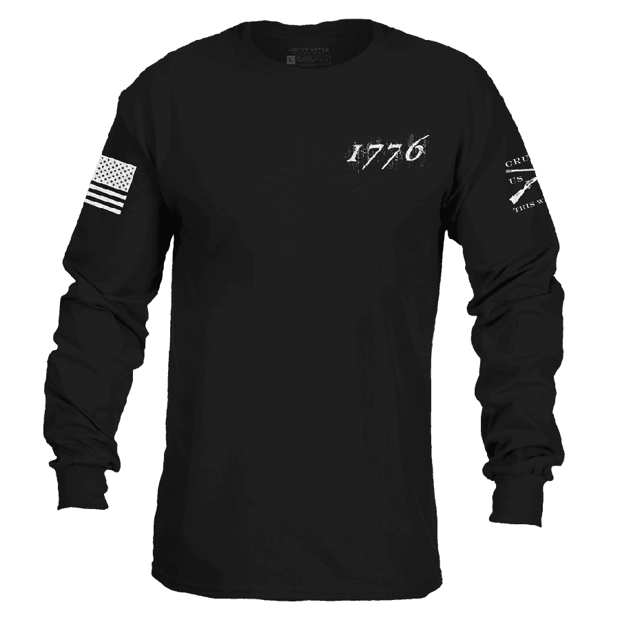 Patriotic Apparel - 1776 Flag Long Sleeve – Grunt Style, LLC
