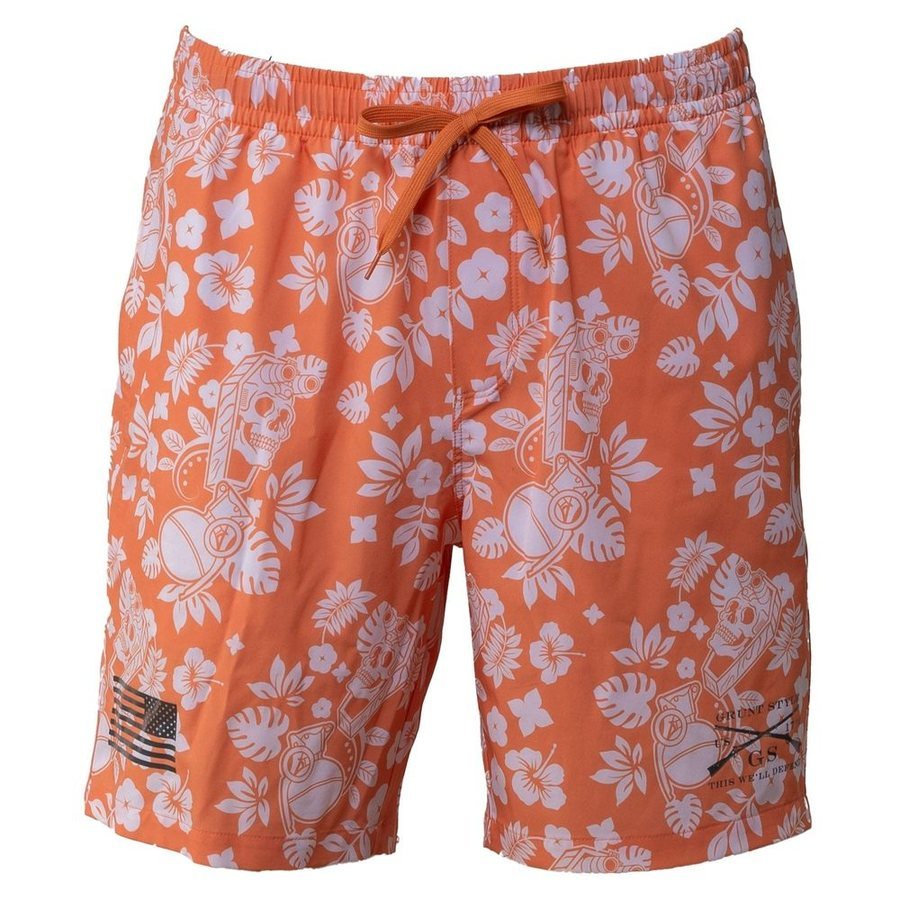 Men's Swim Trunks | Tropical Death – Grunt Style, LLC