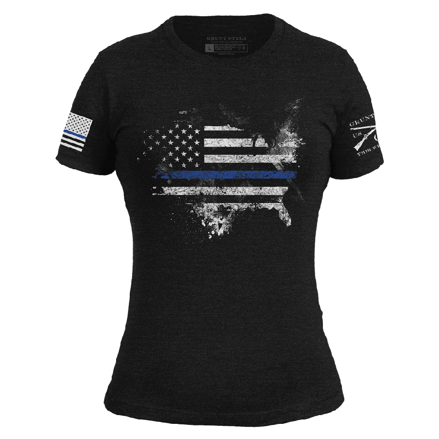 Women's Blue Line USA Shirts – Grunt Style, LLC