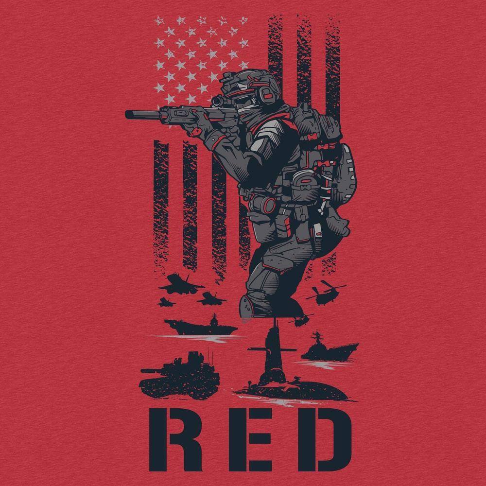 RED Friday T-Shirt - Red – Grunt Style, LLC