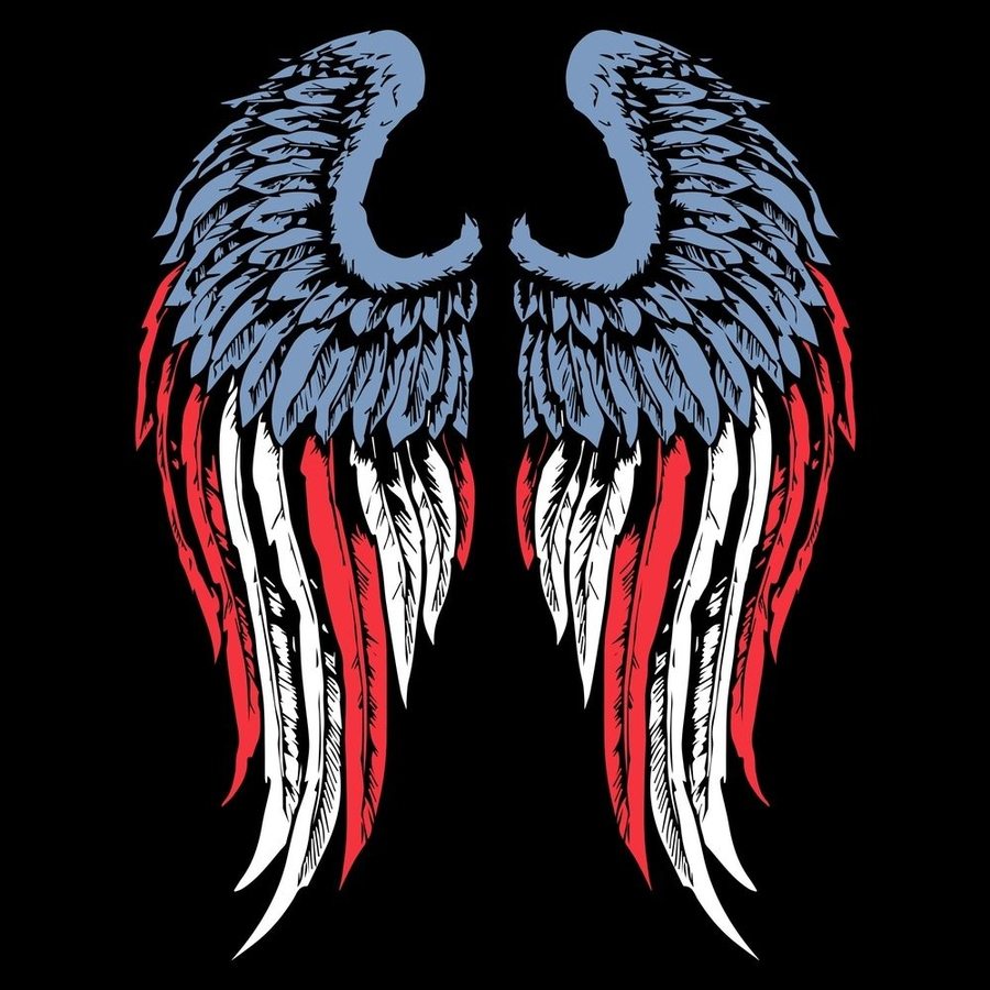 Women's Freedom Angel Hoodie - Black – Grunt Style, LLC