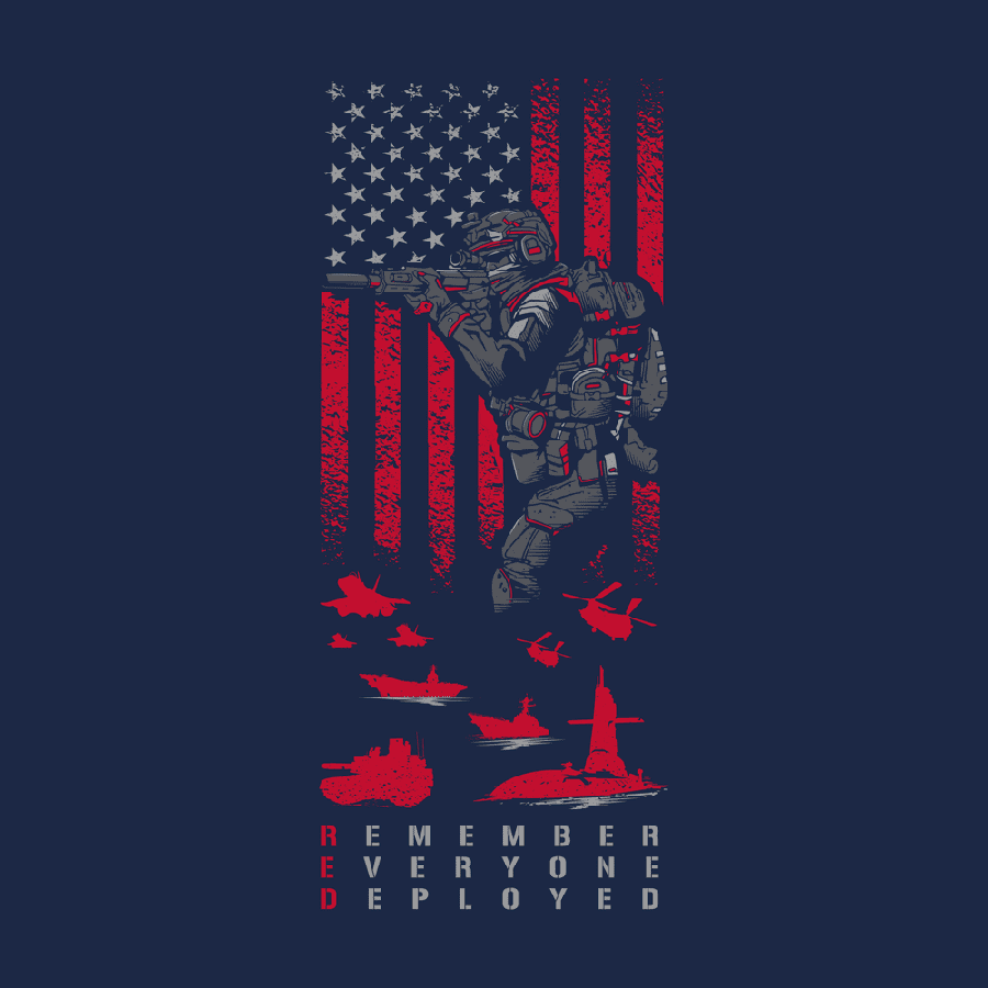 RED Friday Shirts | Remember Everyone Deployed – Grunt Style, LLC