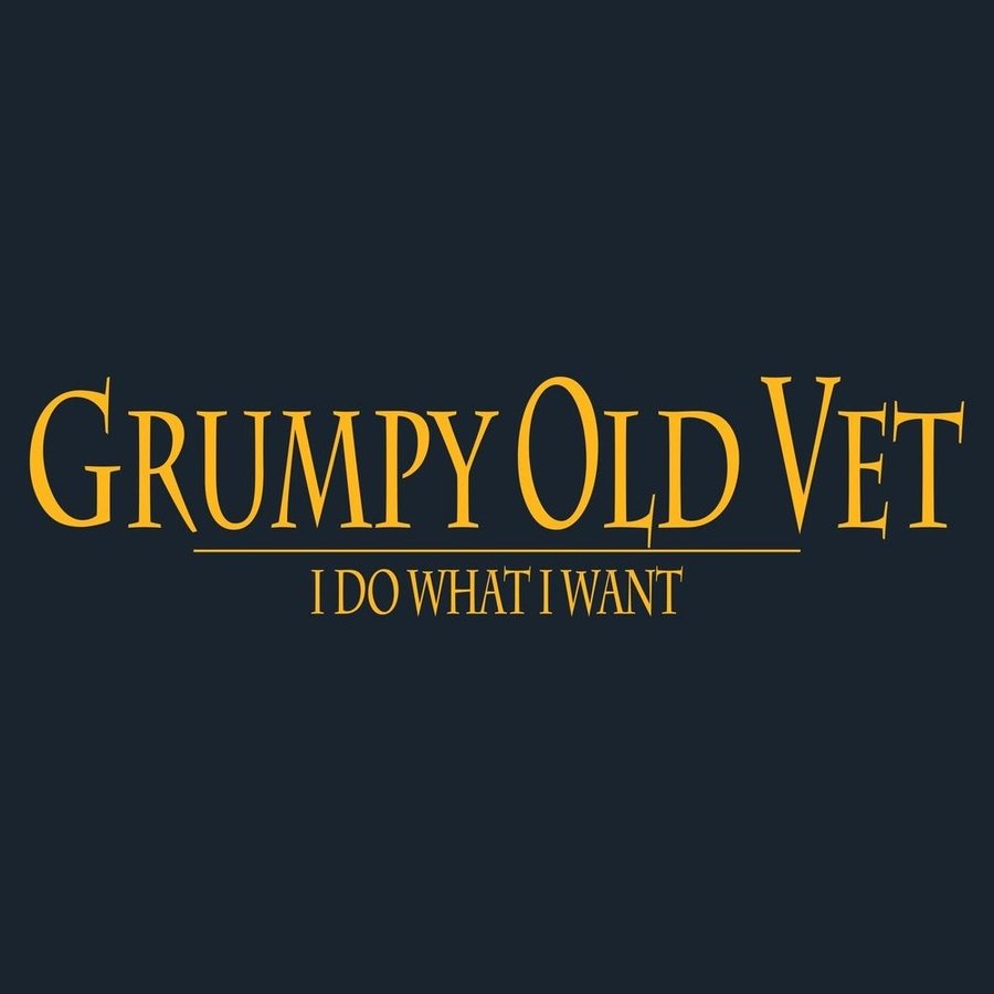 Grumpy Old Vet T-Shirt - Midnight Navy – Grunt Style, LLC
