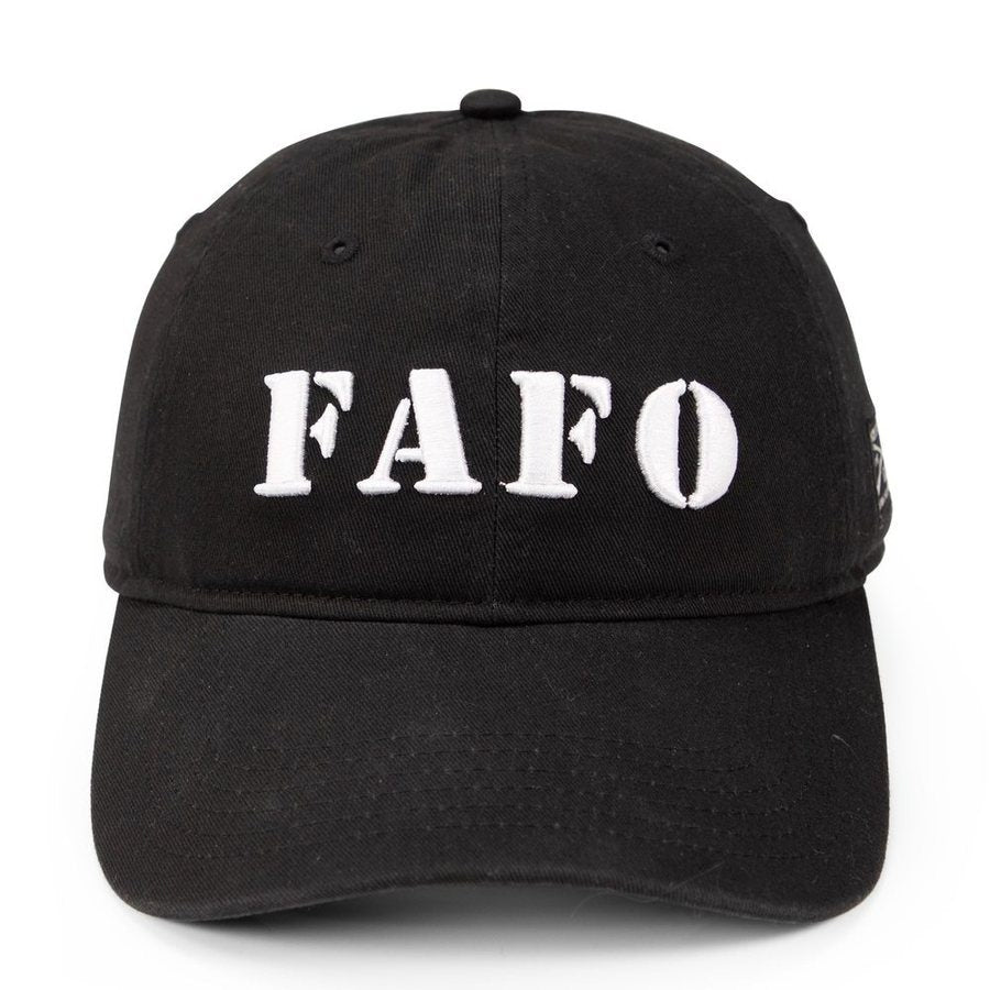 FAFO Dad Hat - Black – Grunt Style, LLC