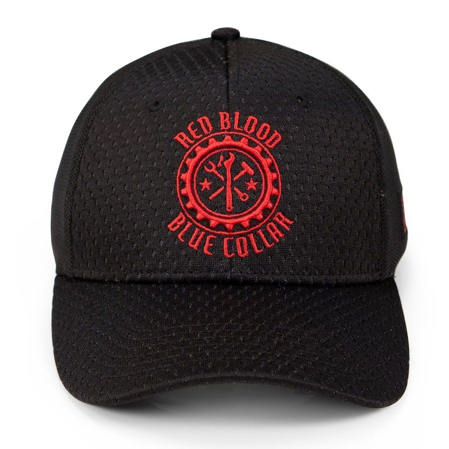 Red Blood Blue Collar® Stretch Fit Hat - Black – Grunt Style, LLC