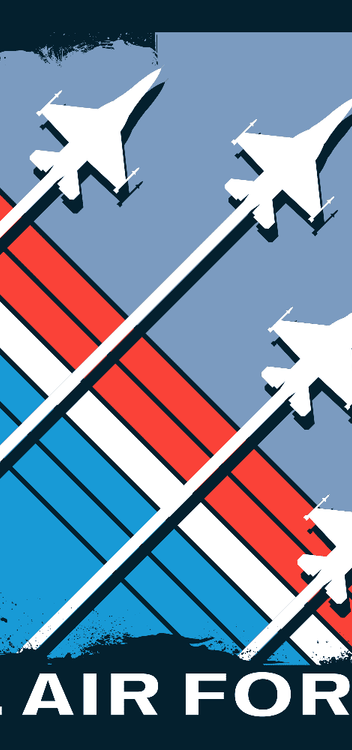 Military Shirt | USAF T-Shirt | Finger-Four Formation – Grunt Style, LLC