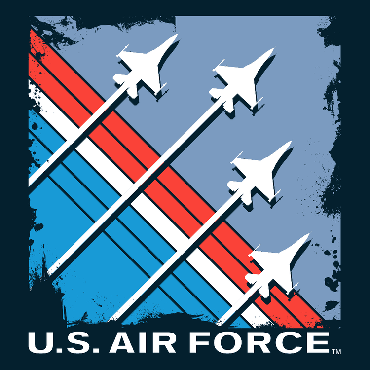 Military Shirt | USAF T-Shirt | Finger-Four Formation – Grunt Style, LLC