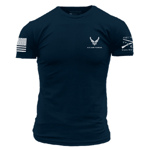 Military Shirt | USAF T-Shirt | Finger-Four Formation – Grunt Style, LLC