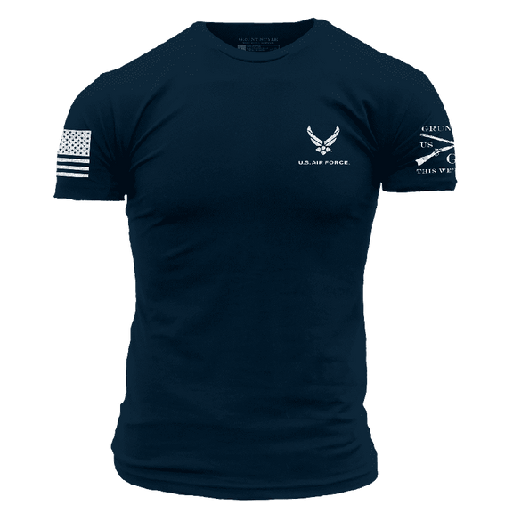 Military Shirt | USAF T-Shirt | Finger-Four Formation – Grunt Style, LLC
