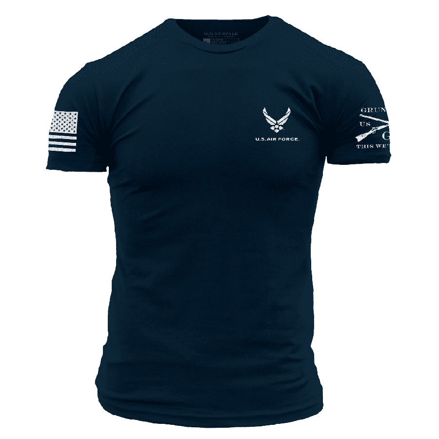 Military Shirt | USAF T-Shirt | Finger-Four Formation – Grunt Style, LLC