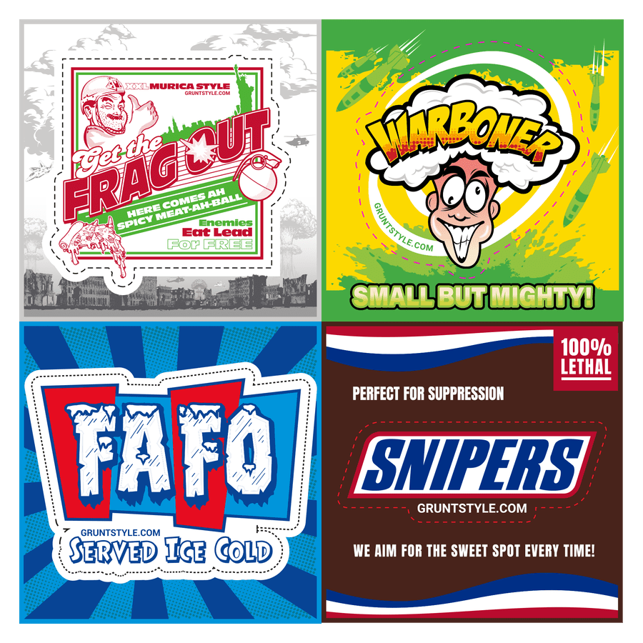 July 2025 Grunt Style Sticker Club – Grunt Style, LLC