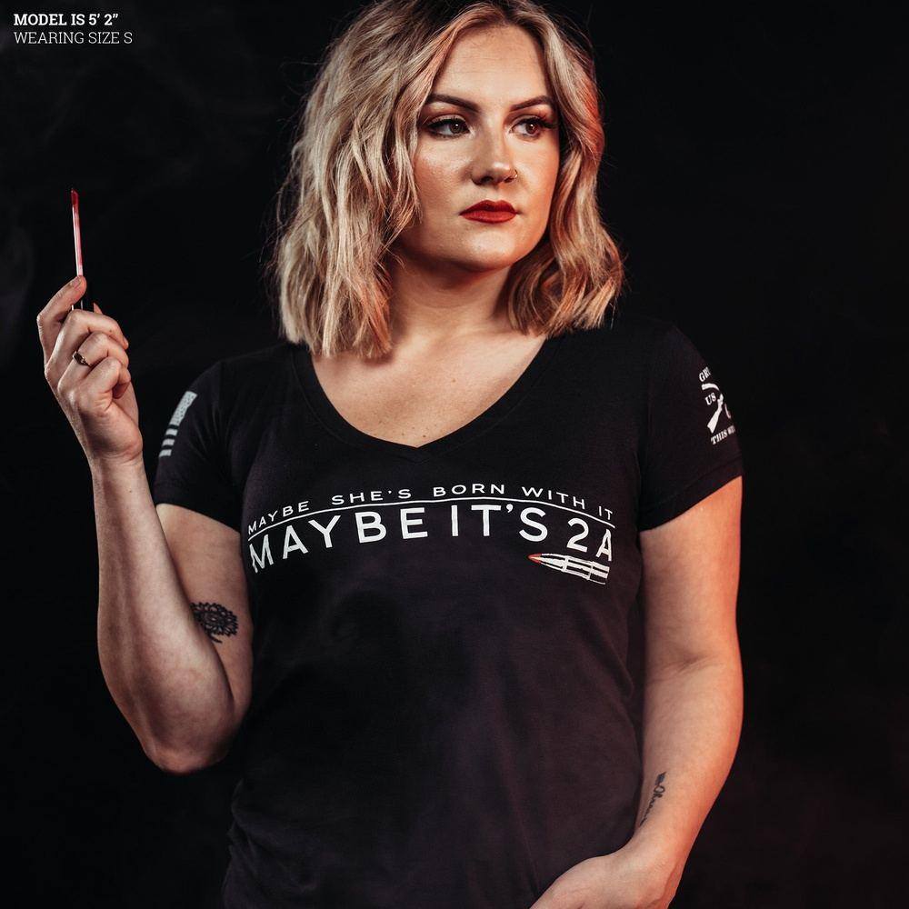 Women's Maybe It 2A - Gun Shirt – Grunt Style, LLC