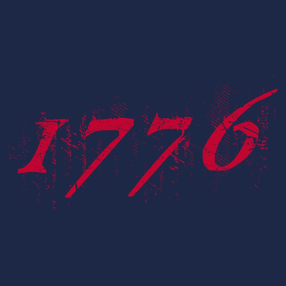 1776 Flag Long Sleeve - Navy – Grunt Style, LLC