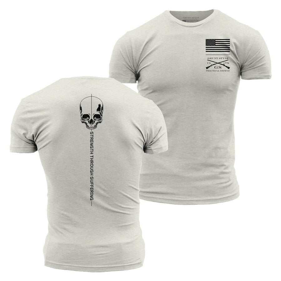 Strength Through Suffering T-Shirt - Sand – Grunt Style, LLC