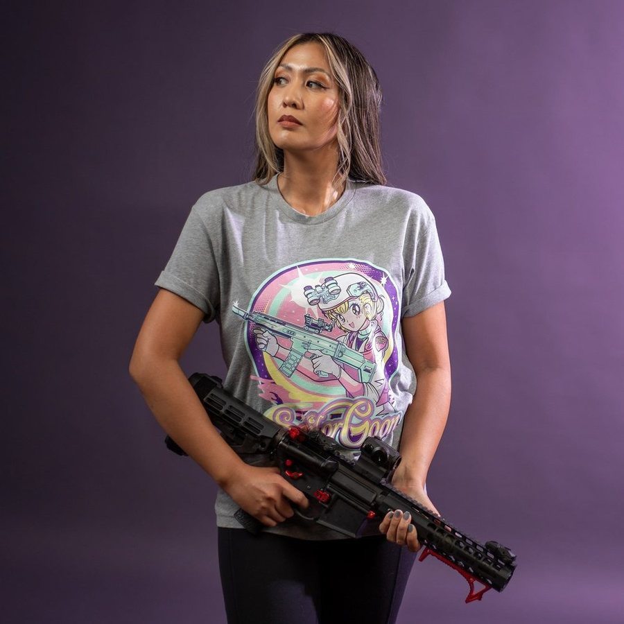 Women's Sailor Goon Boyfriend Fit T-Shirt - Dark Heather Gray – Grunt ...