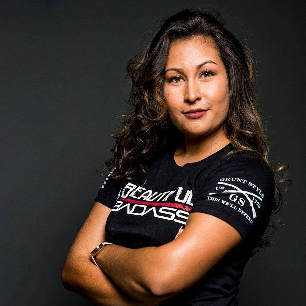 Patriotic Tops for Women | Beautiful Badass Tee – Grunt Style, LLC
