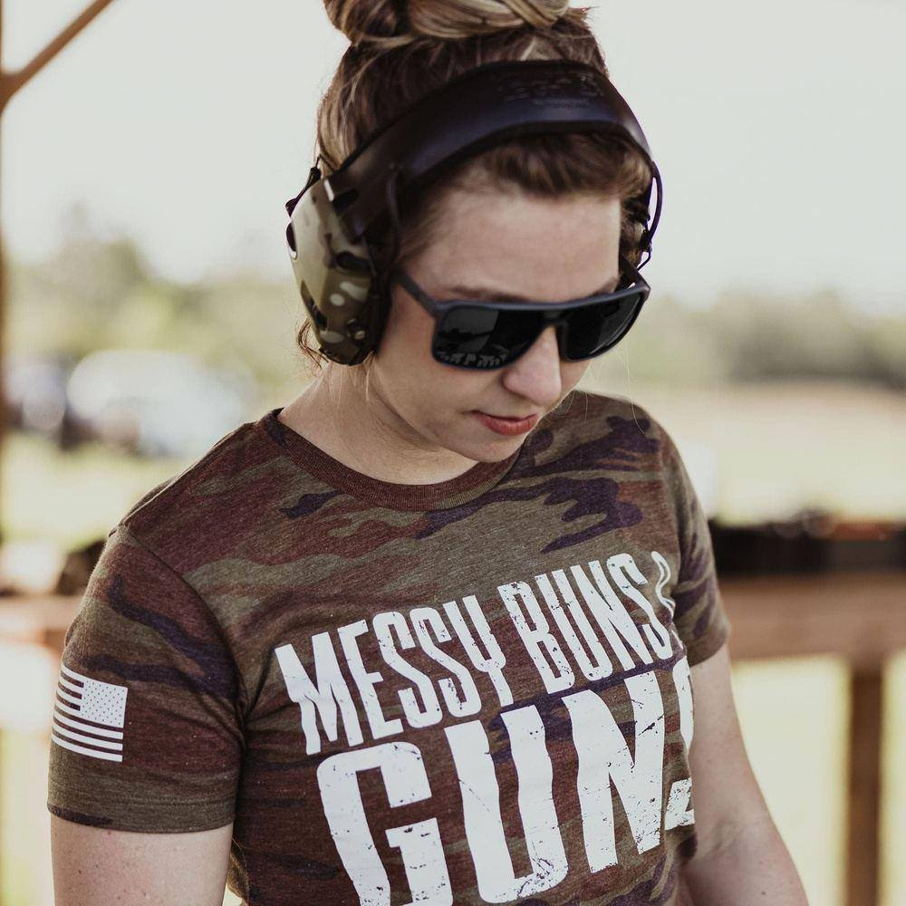 2nd Amendment Shirts for Women - Messy Buns and Guns – Grunt Style, LLC