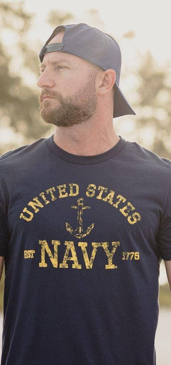 United States Navy Tee | Est. 1775 Navy 2.0 - Made in the USA – Grunt ...