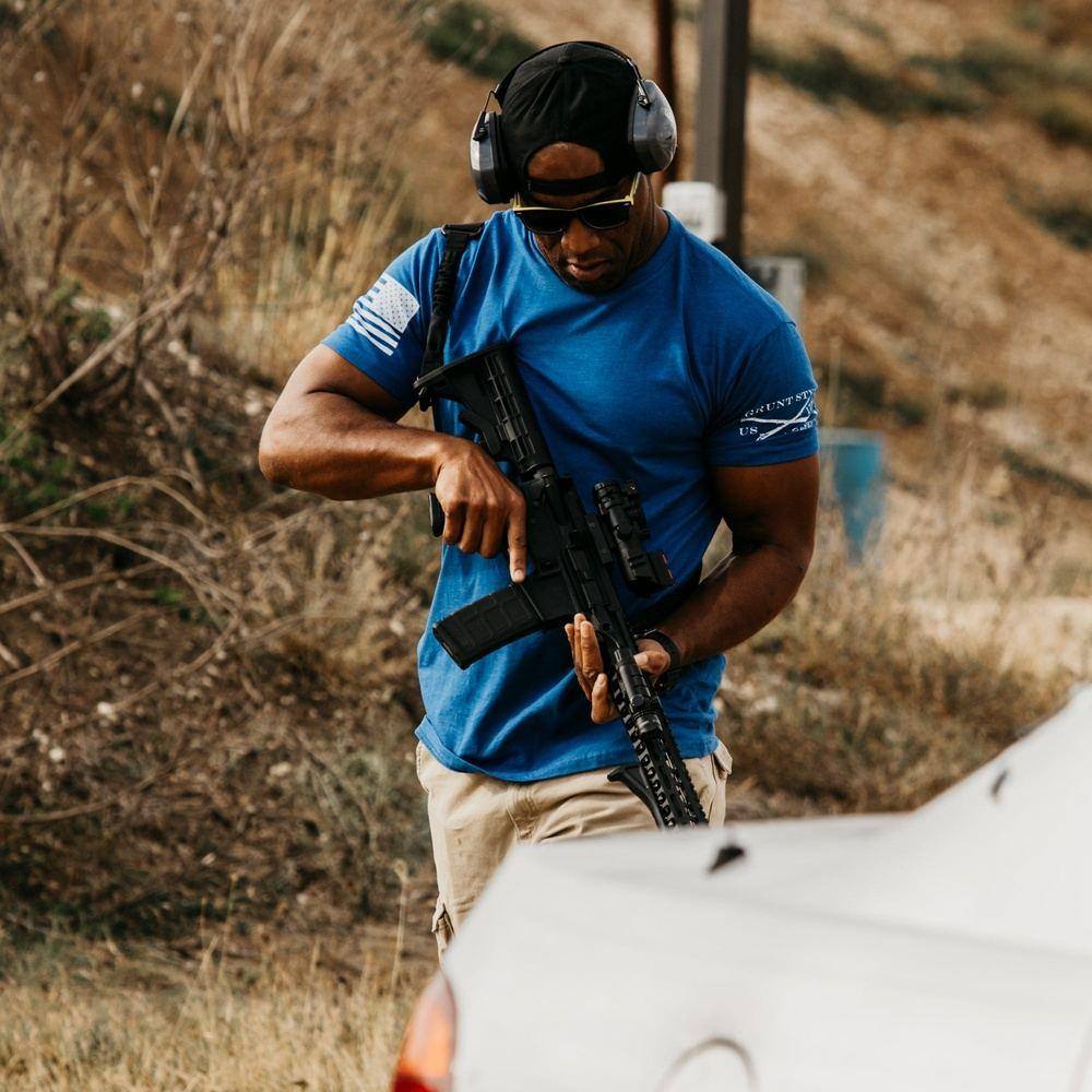 Men's Tee | Basic Crew - Blue – Grunt Style, LLC