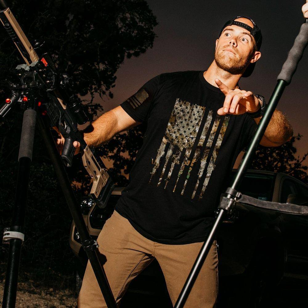 Realtree Edge® | Men's Rifle Flag Tee – Grunt Style, LLC