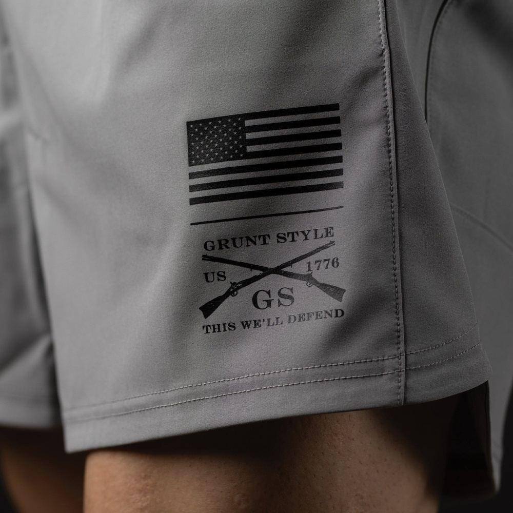 Training Shorts for Men - Gray – Grunt Style, LLC