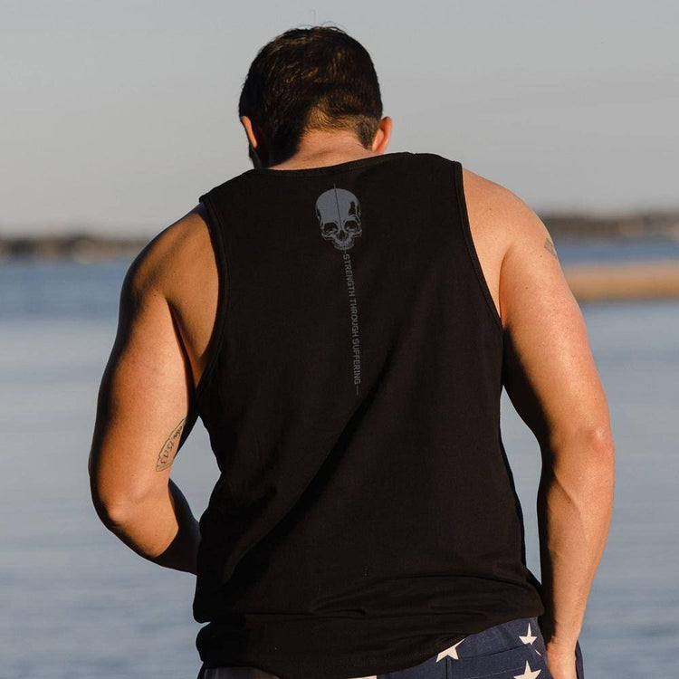 Men's Patriotic Tank Top | Strength Through Suffering – Grunt Style, LLC