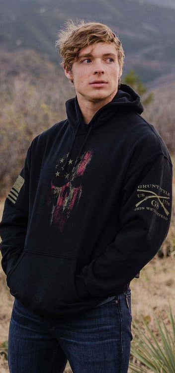 American Flag Hoodie | American Reaper 2.0 – Grunt Style, LLC