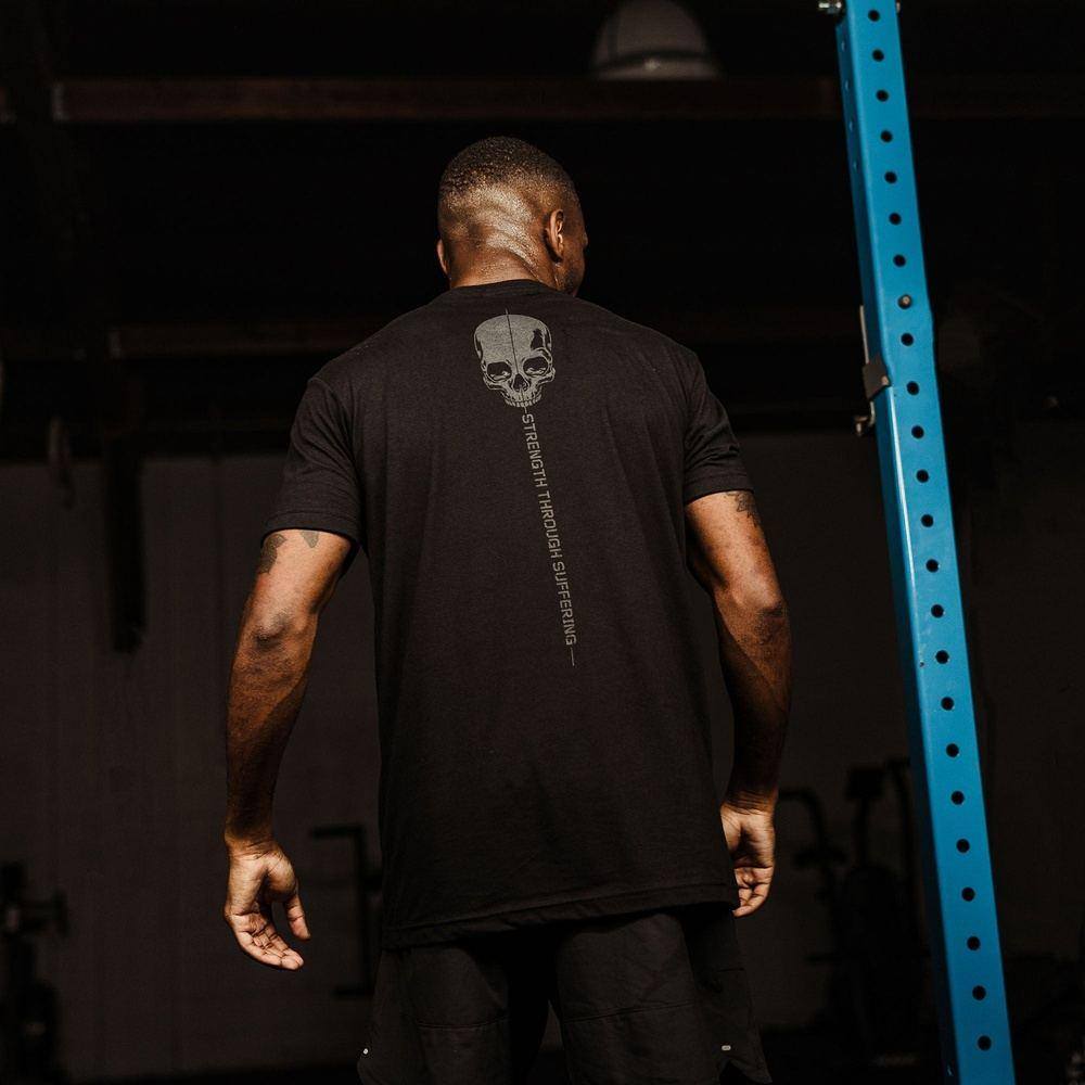 Men's Strength Through Suffering Tee - Black – Grunt Style, LLC