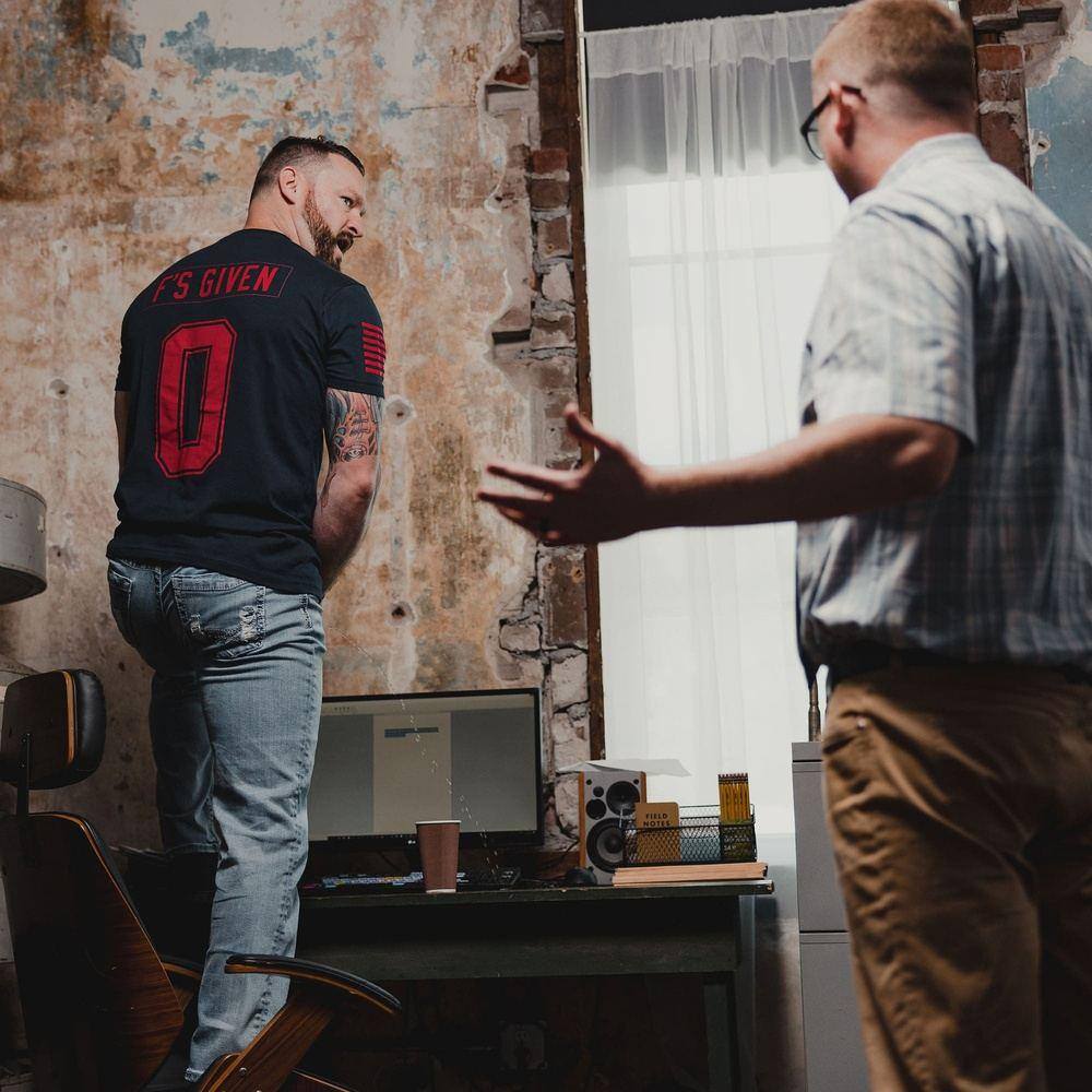 Zero F's Given Patriotic Shirt – Grunt Style, LLC