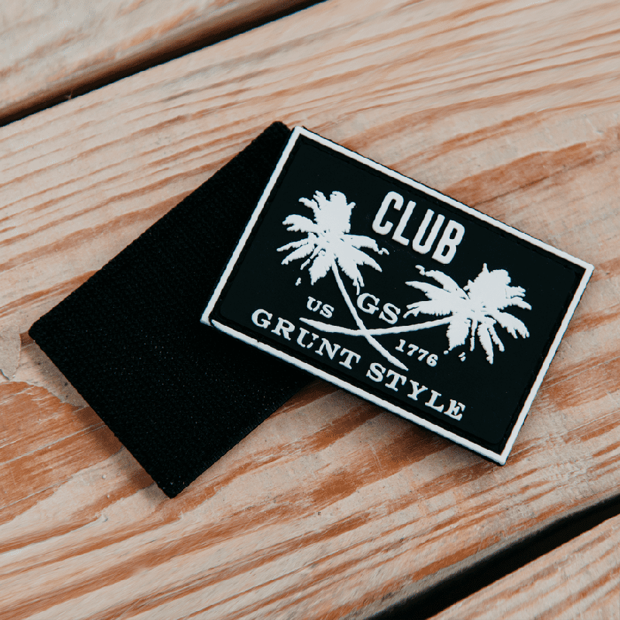 Club Grunt Style PVC Patch - Patriotic Gear – Grunt Style, LLC