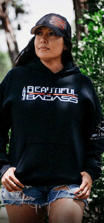 Women's Beautiful Badass Hoodie 2.0 | Grunt Style – Grunt Style, LLC