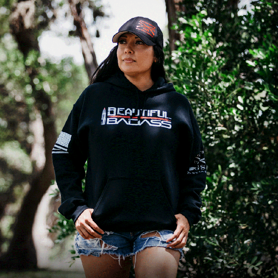 Women's Beautiful Badass Hoodie 2.0 | Grunt Style – Grunt Style, LLC