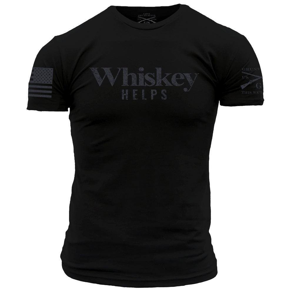 Whiskey Shirts | Whiskey Helps™ - Patriotic Clothing – Grunt Style, LLC