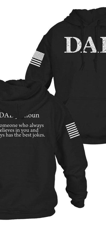 Dad Defined Hoodie | Grunt Style Graphic Hoodie – Grunt Style, LLC