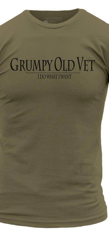 Veteran T-Shirts | Grumpy Old Vet | Veteran Clothing – Grunt Style, LLC