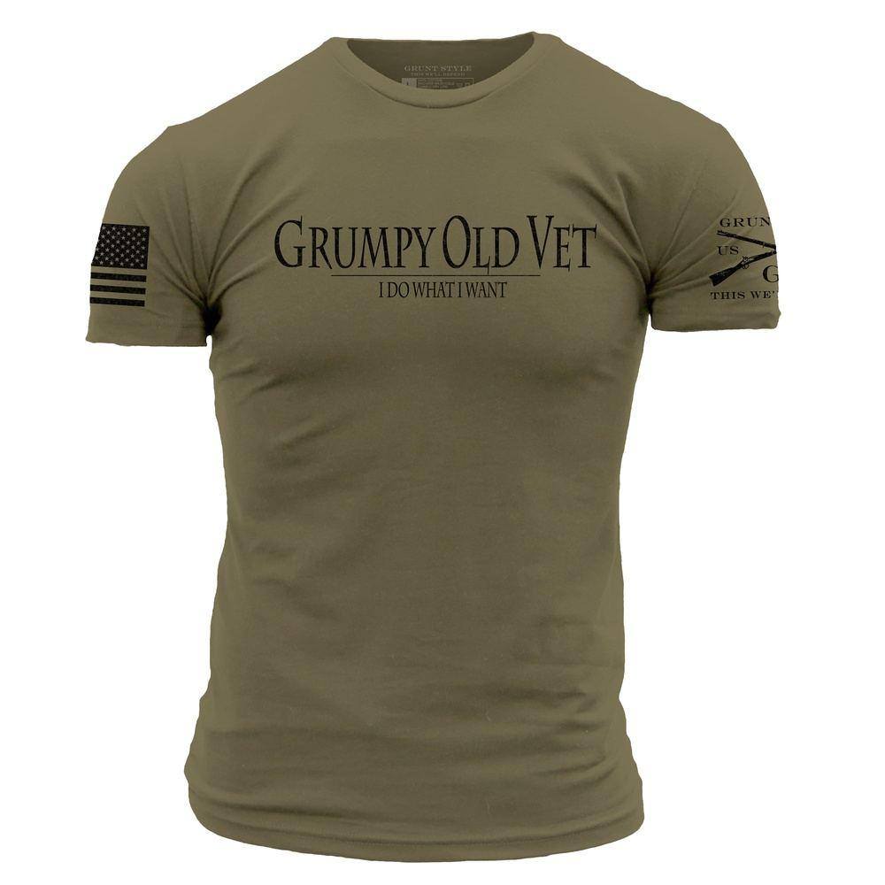 Veteran T-Shirts | Grumpy Old Vet | Veteran Clothing – Grunt Style, LLC