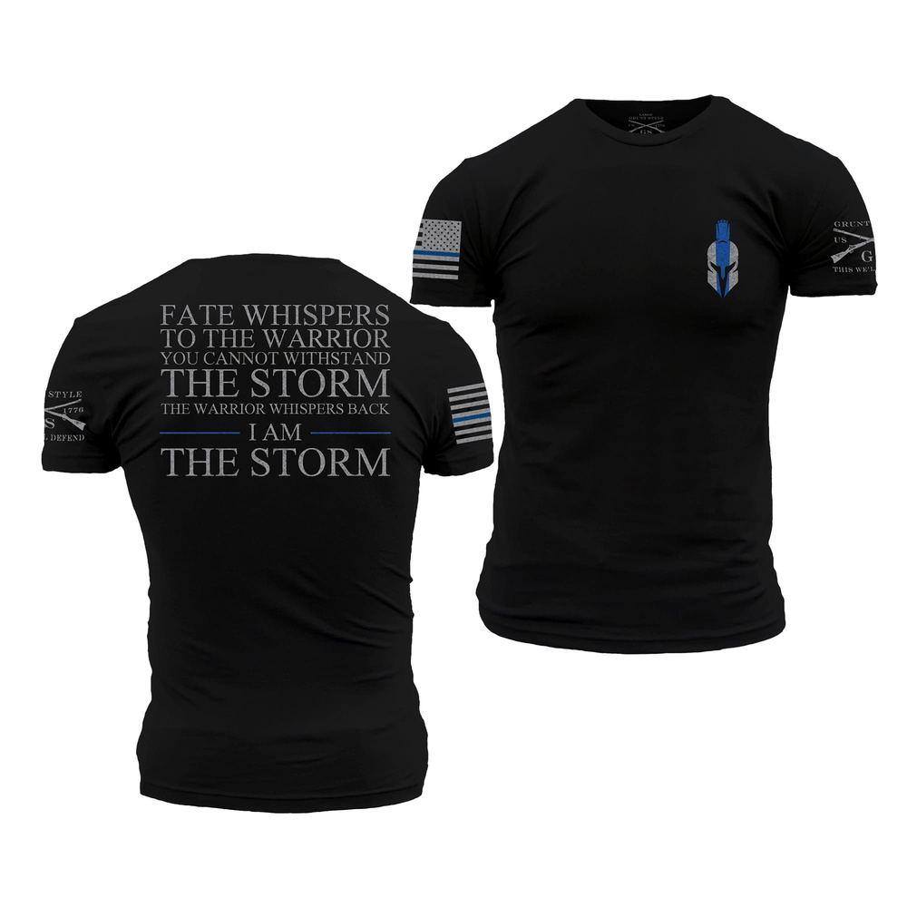 Men's Police Force Apparel | I Am The Storm Shirt – Grunt Style, LLC