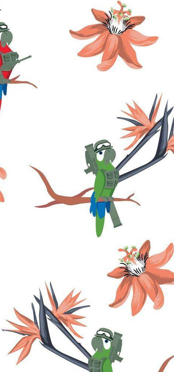 Patriotic Button Up Shirt - Parrot Trooper – Grunt Style, LLC