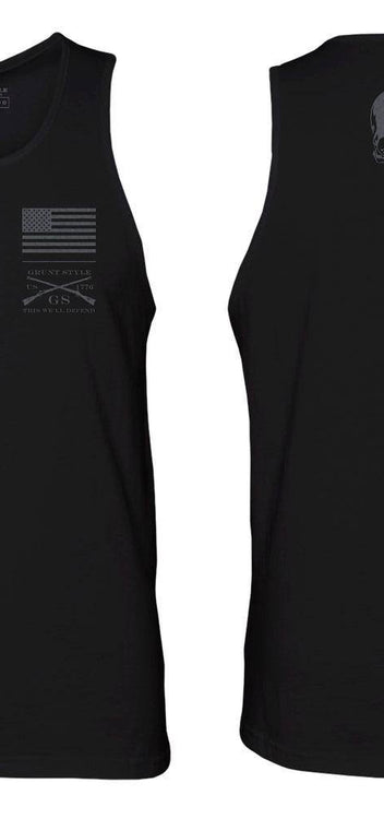Men's Patriotic Tank Top | Strength Through Suffering – Grunt Style, LLC
