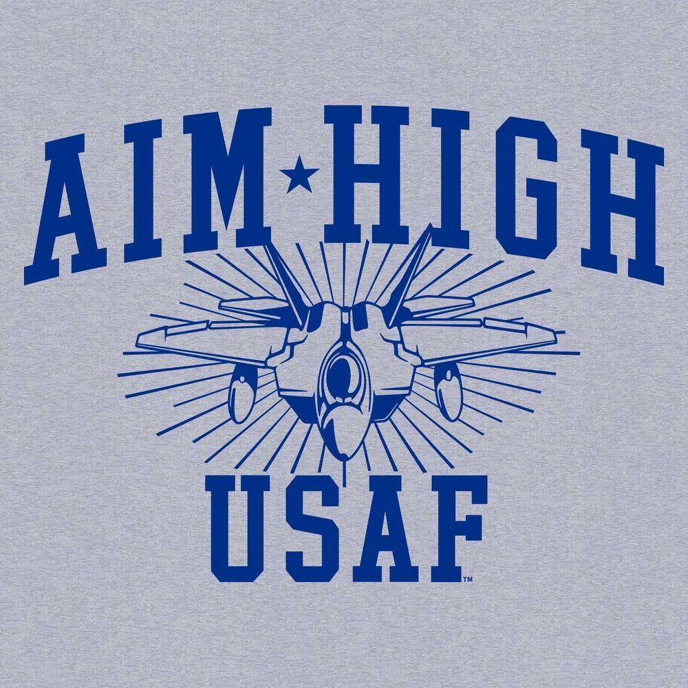 USAF - Military T-Shirt | Aim High U.S.A.F. – Grunt Style, LLC