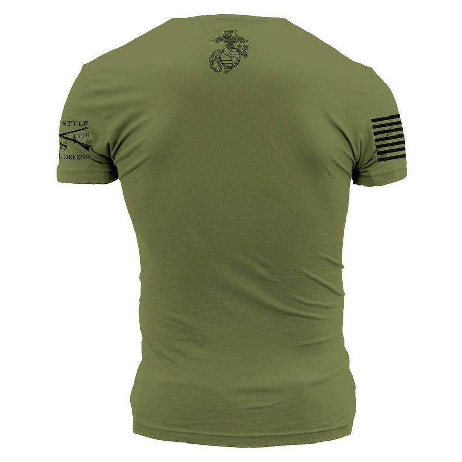 USMC Men's T-Shirt - Est. 1775 - Green – Grunt Style, LLC